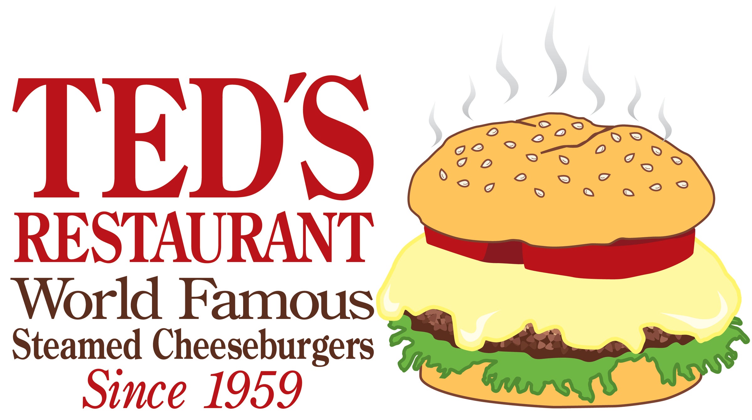 Teds Restaurant World Famous Steamed Cheeseburgers logo